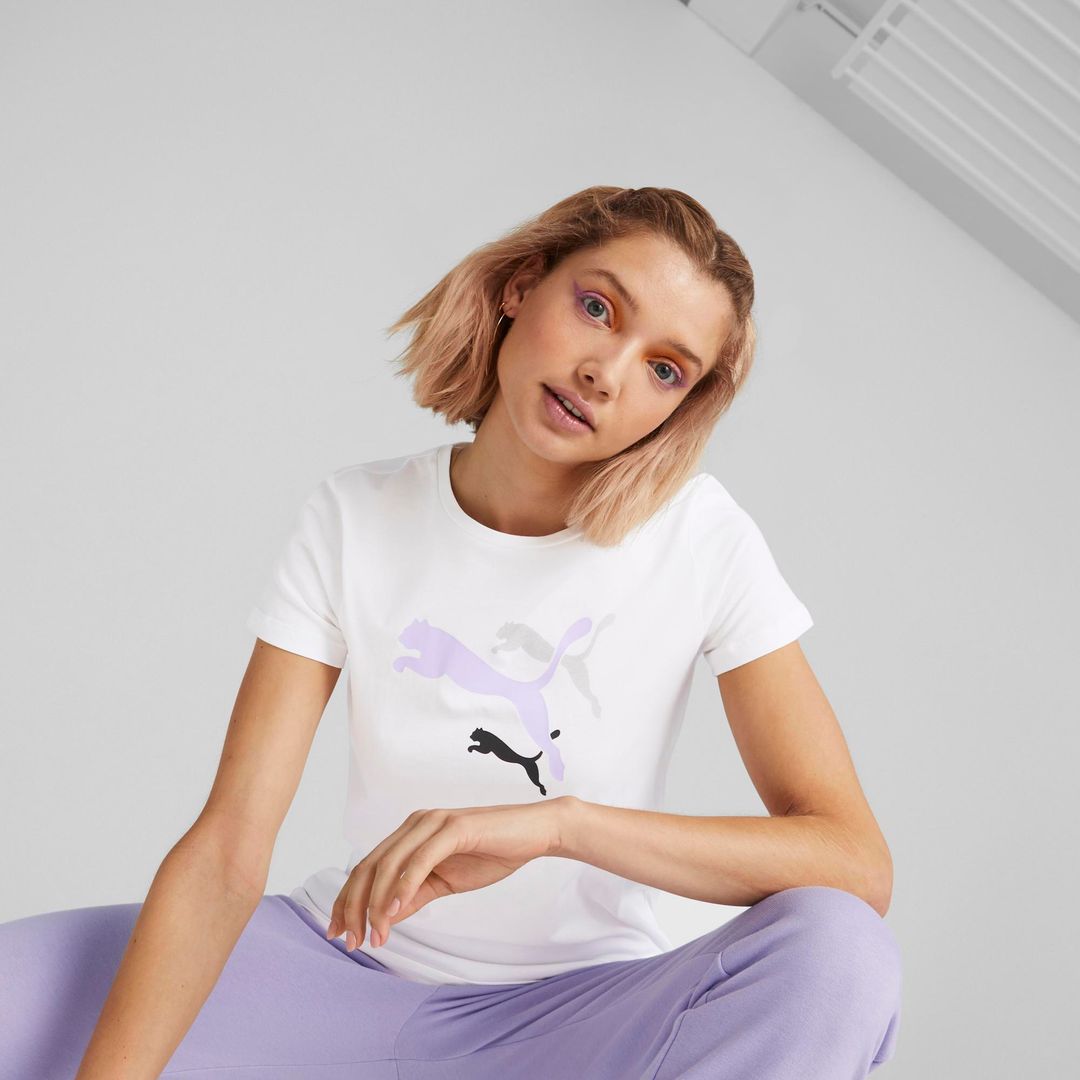 PUMA WOMEN ESS+ LOGO POWER TEE PUMA WHITE (67367702) - ONLINE IN PAKISTAN