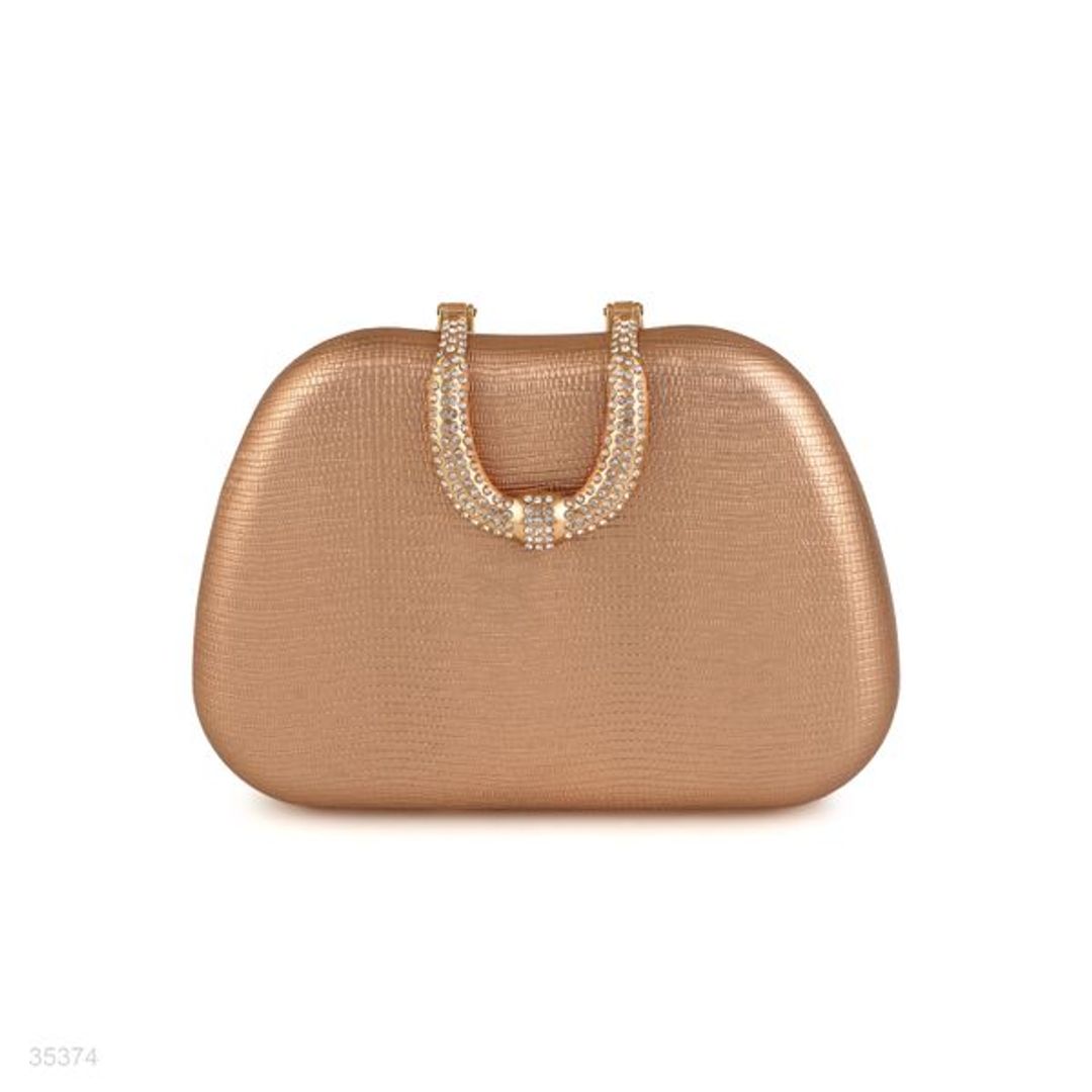 Buy CLUTCH SHINY PURSE LOCK-GOLD Online in Pakistan On Tesoro at Lowest ...