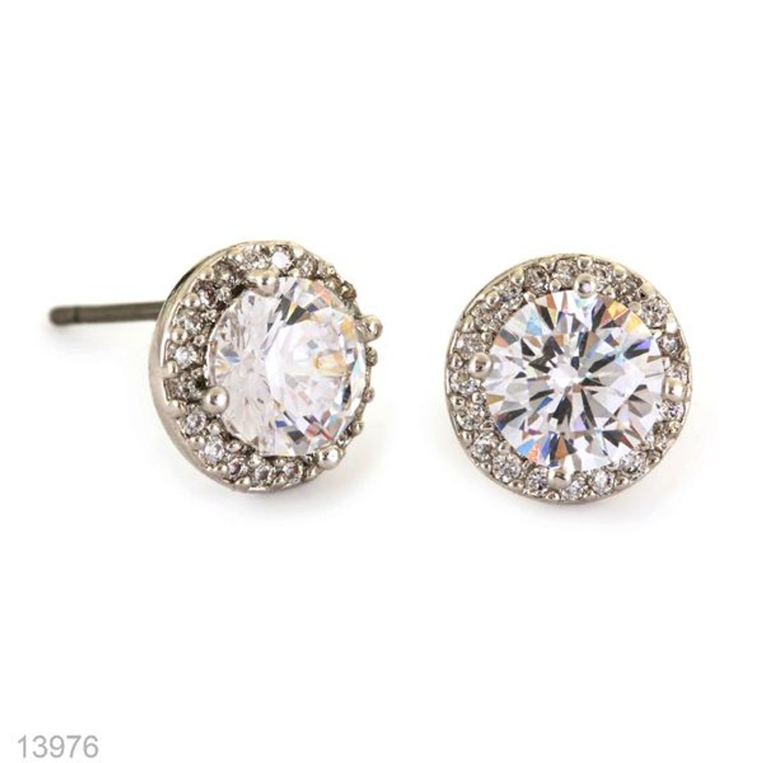 Buy Classic Solitaire Silver Zircon Tops Online in Pakistan On Tesoro ...