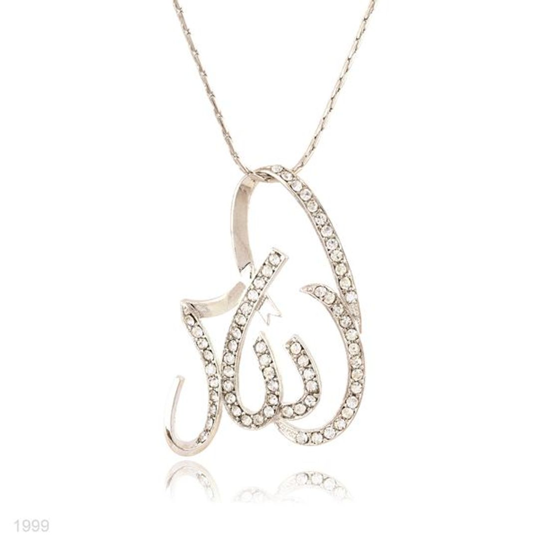 Buy Abstract Calligraphy Allah Pendant Online in Pakistan On Tesoro at ...