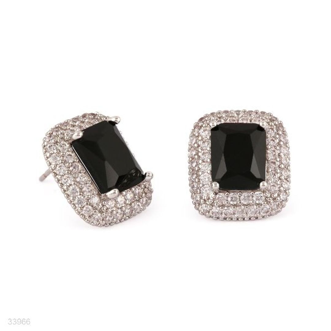 Buy Pleasing radiant rectangle halo black tops Online in Pakistan On ...