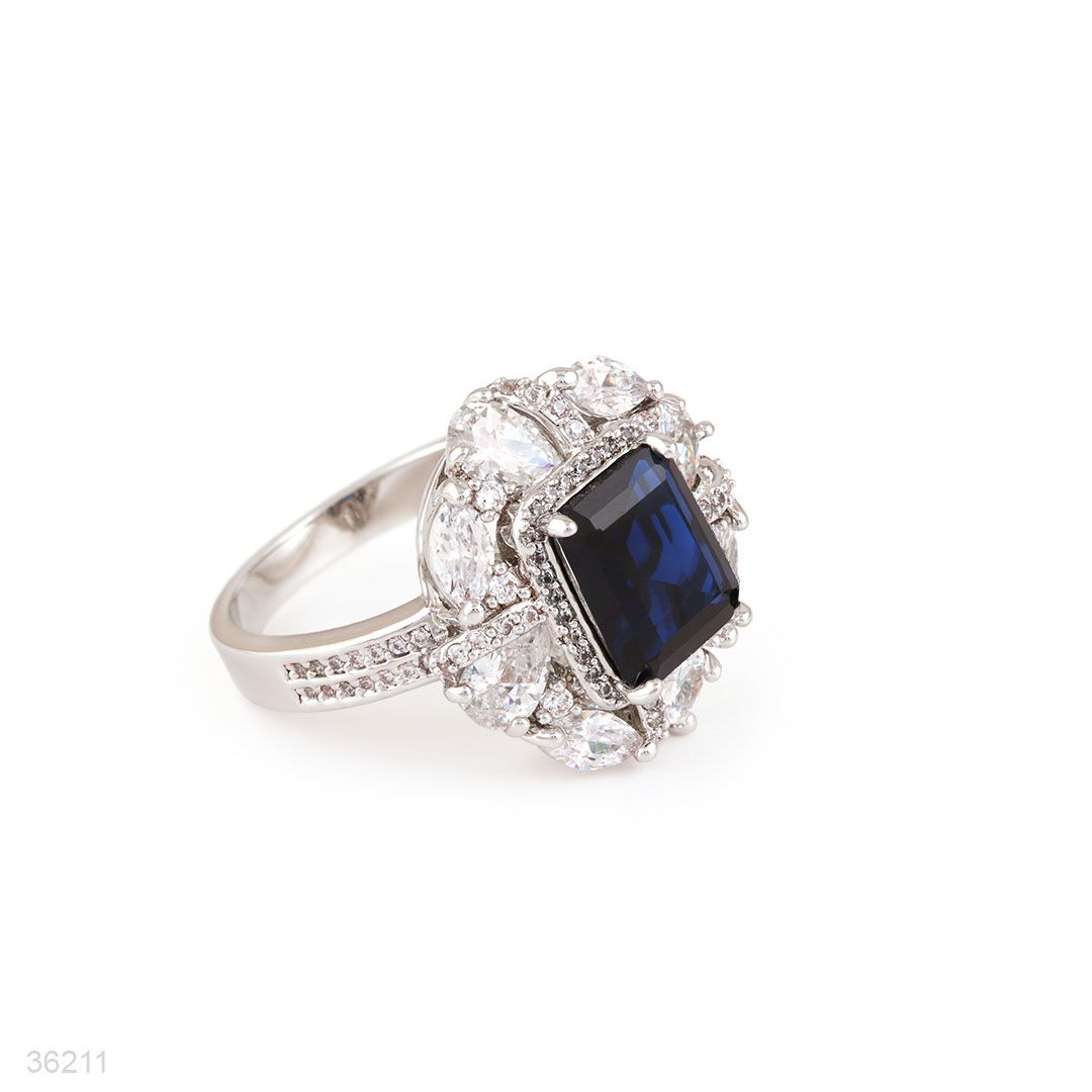 Buy REGAL RADIANCE BLUE RING Online in Pakistan On Tesoro at Lowest ...